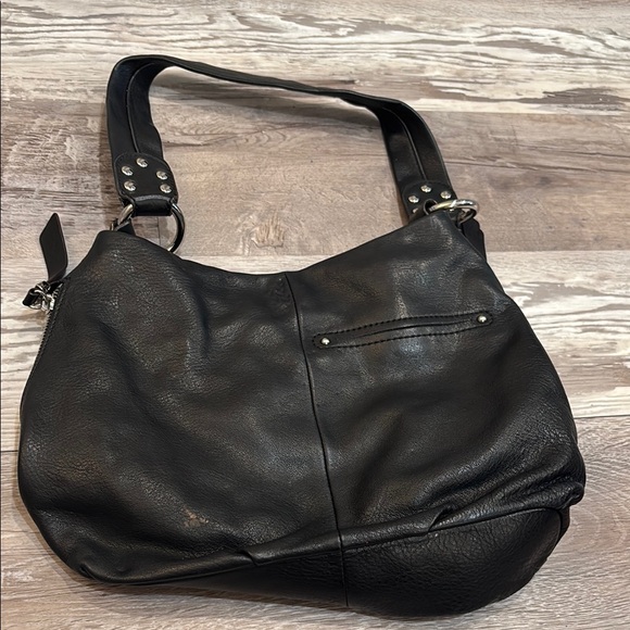 b. makowsky | Bags | B Makowsky Black Studded Shoulder Bag | Poshmark